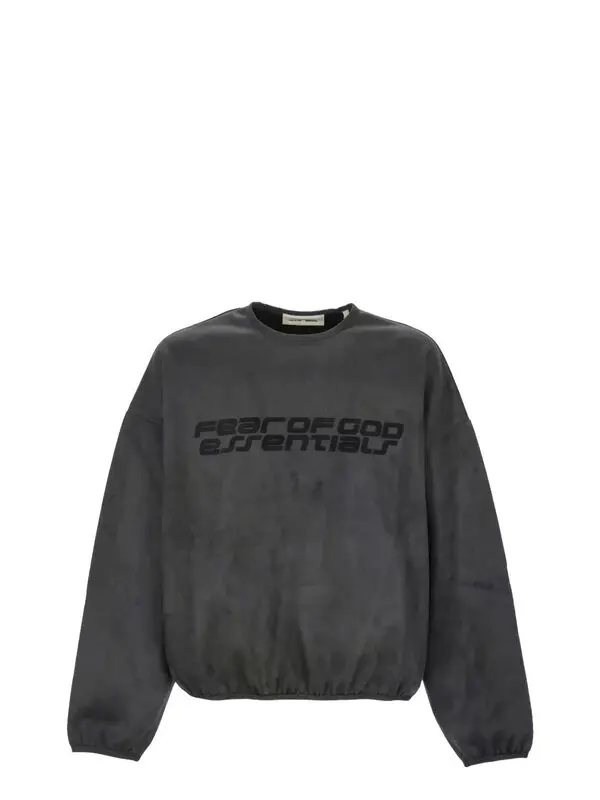 Fear Of God Logo Sweatshirt - Grey