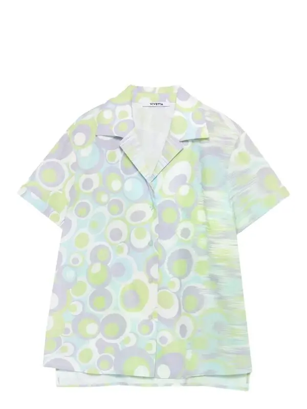 Vivetta Circle-pattern Shirt - White