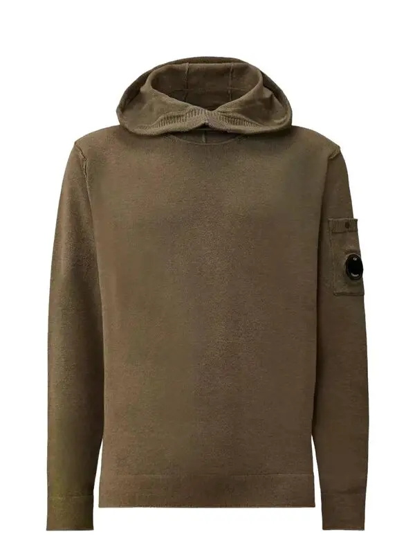 C.P. COMPANY Pocket Hoodie - Brown