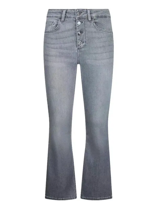 Liu Jo High-rise Five-pocket Bootcut Jeans - Grey