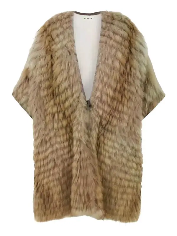 P.a.r.o.s.h Fur Gilet - Neutrals