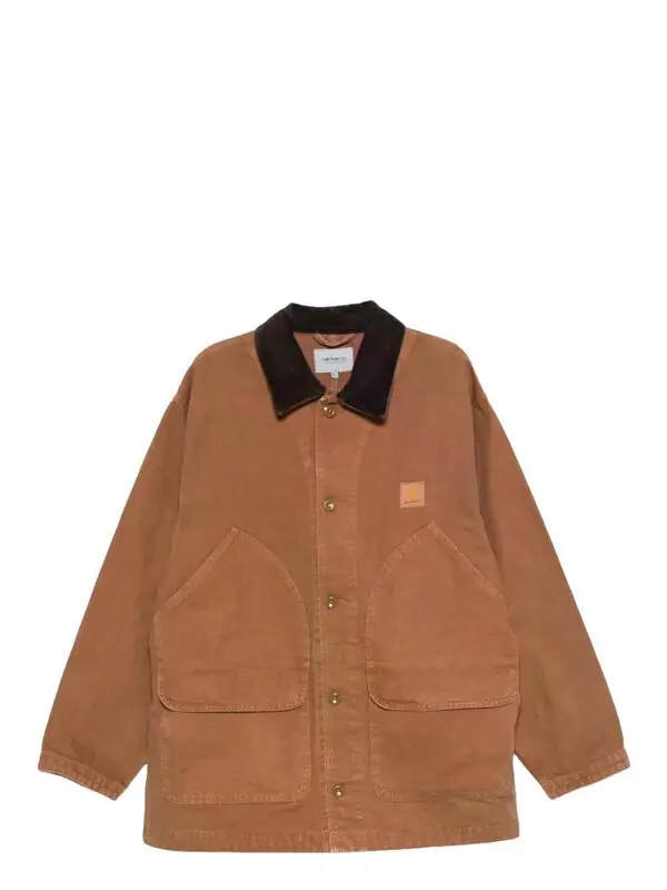 Carhartt Work In Progress Corduroy-collar Jacket - Brown