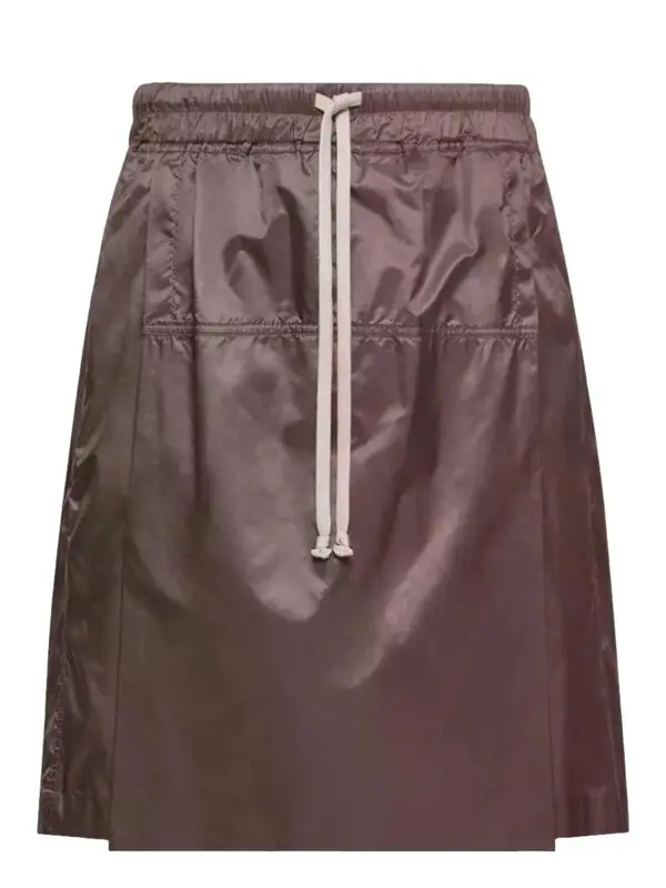MONCLER + RICK OWENS Kiltshorts Skort - Brown