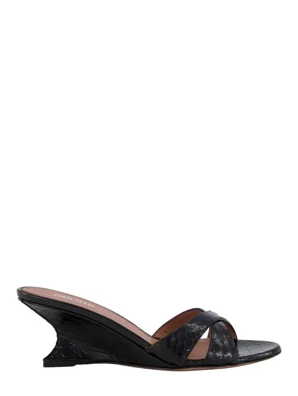 Paris Texas Nina Criss-cross Sandals - Black