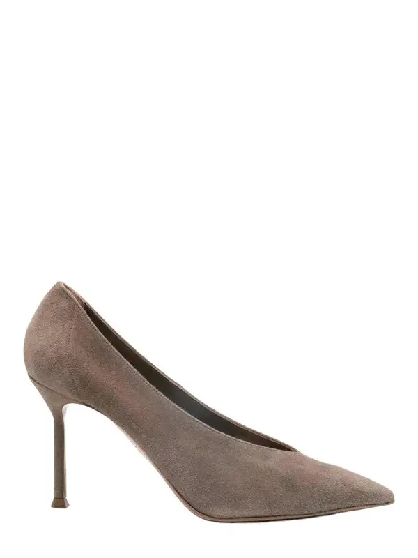 AQUAZZURA Voltaire Pointed Pumps - Brown