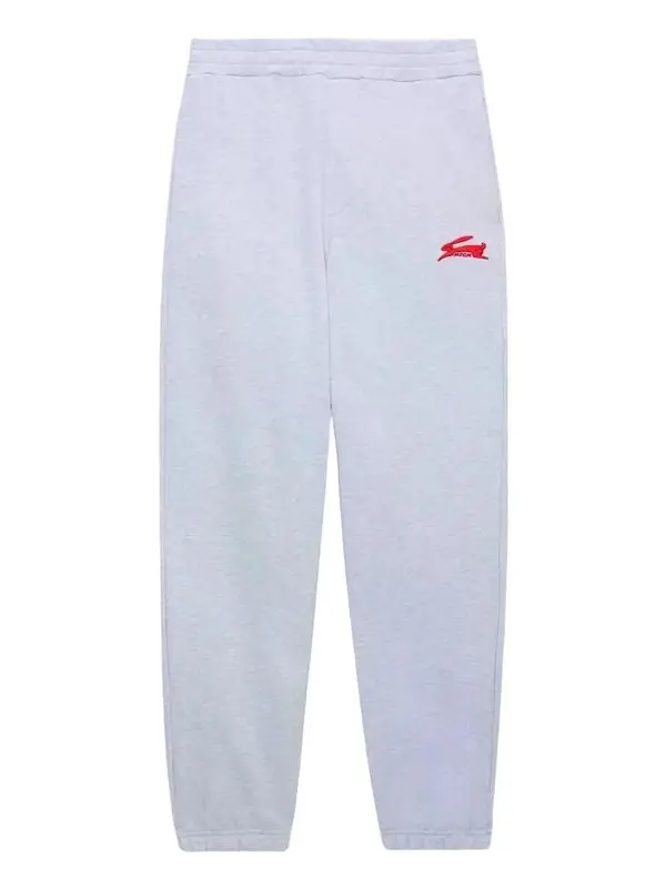 MSGM Logo-embroidery Track Pants - Grey