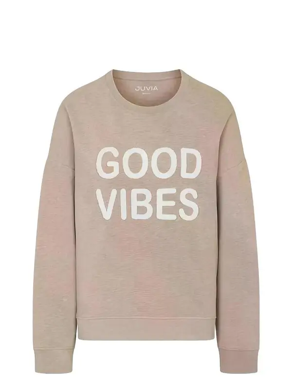 JUVIA Fleece Sweatshirt - Neutrals