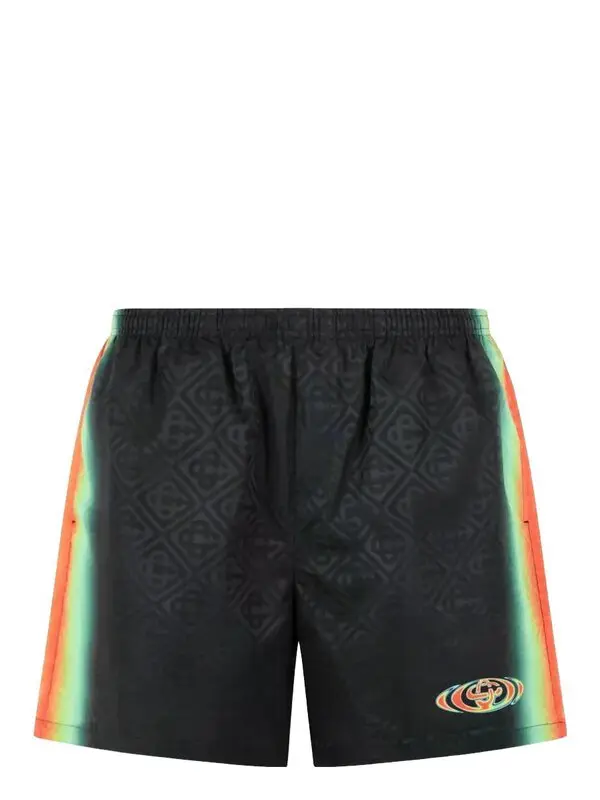 Casablanca Monogram Swimming Shorts - Black
