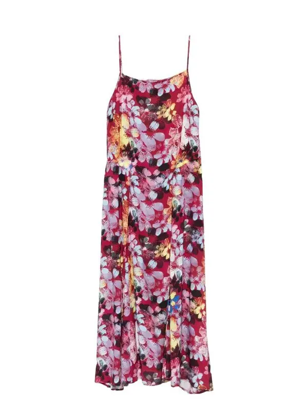 Iceberg Floral Print Dress - Red