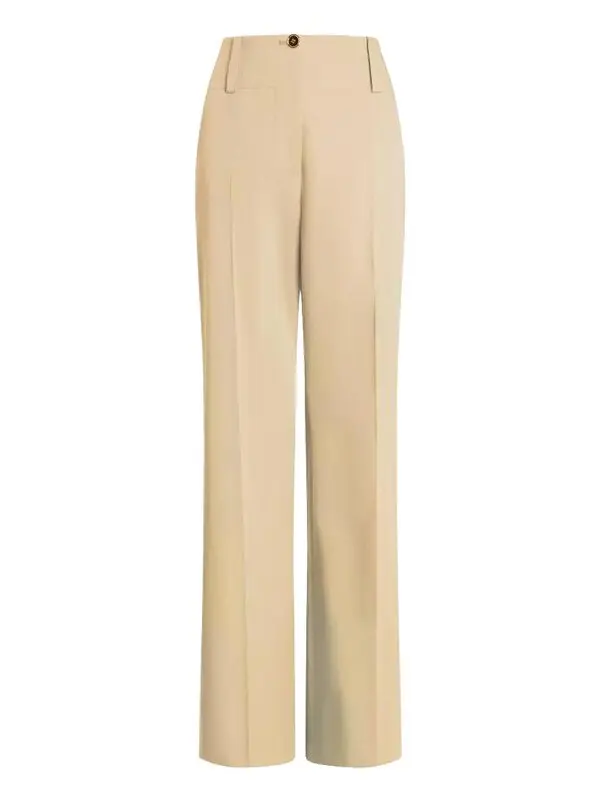 Patou Belt-loops Straight Leg Trousers - Neutrals