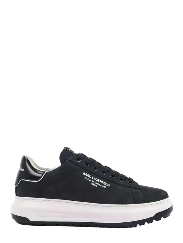 Karl Lagerfeld Kapri Lug Logo Low Sneakers - Black