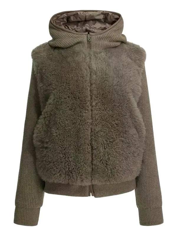 CAMÉLIA Hooded Padded Jacket - Grey