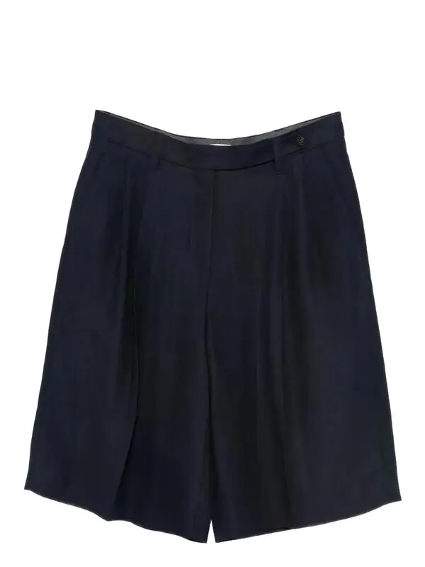 Brunello Cucinelli Pleated Shorts - Blue