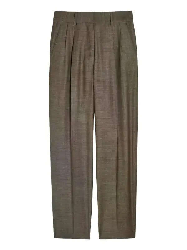 BLAZÉ MILANO Pleated Trousers - Brown