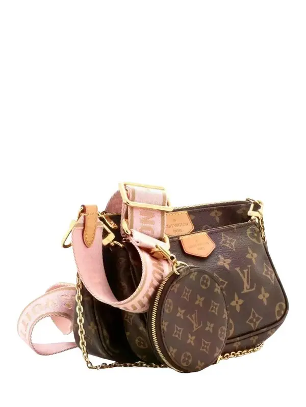 LOUIS VUITTON Multi Pochette Accessoires Monogram Canvas Crossbody Bag - Brown