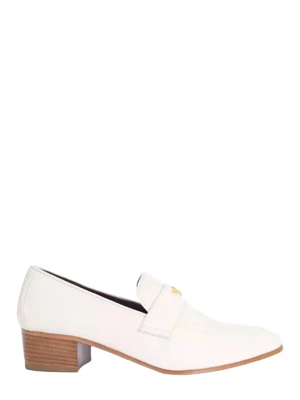BOUGEOTTE Heeled Leather Pumps - White