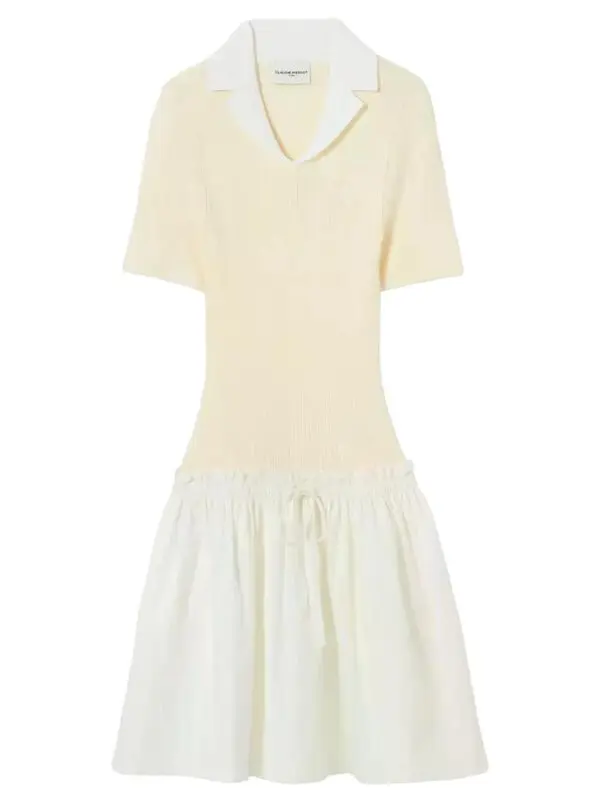 Claudie Pierlot Collared Mini Dress - Neutrals