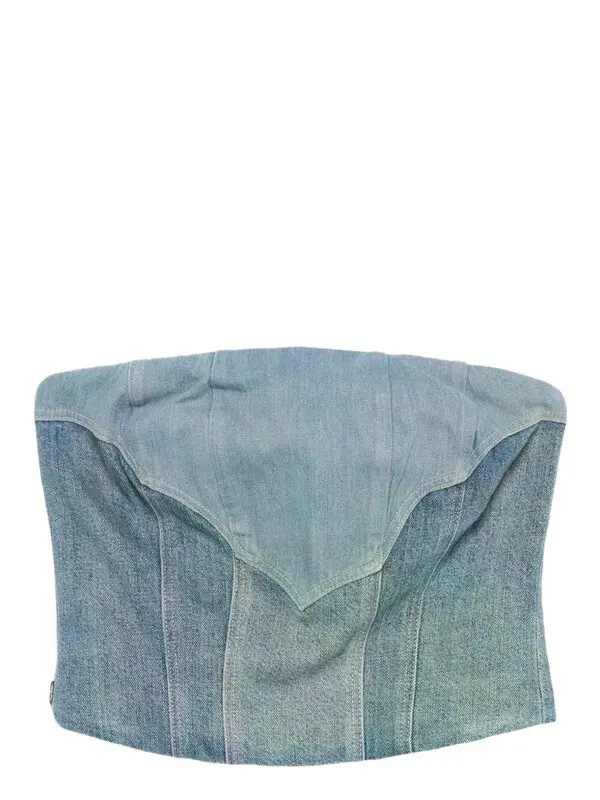 LEVI'S Zip-fastening Denim Top - Blue