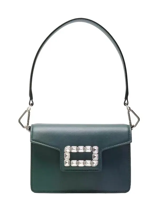 LANCEL Mini Strass Flap Bag - Green