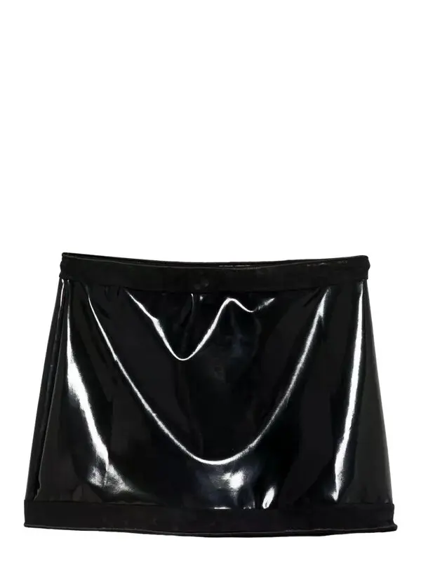 Oseree Mini Skirt - Black