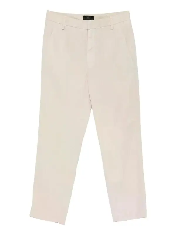 DONDUP Logo-detail Trousers - Neutrals
