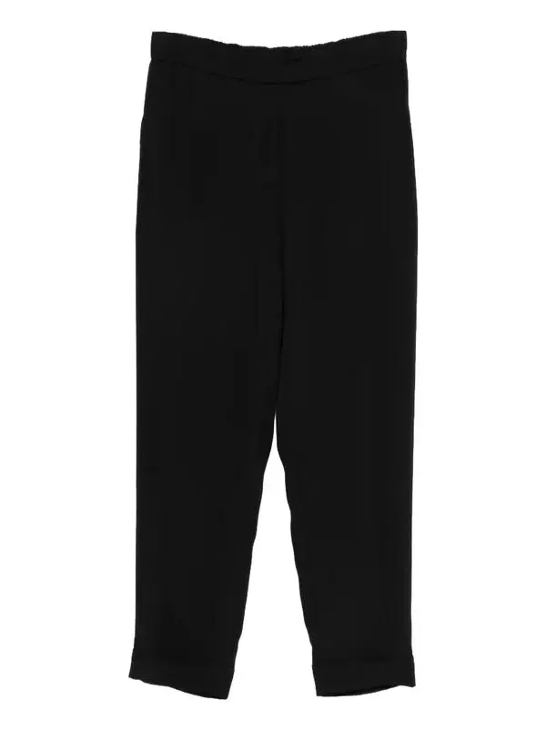 P.a.r.o.s.h Cuffed-hem Trousers - Black
