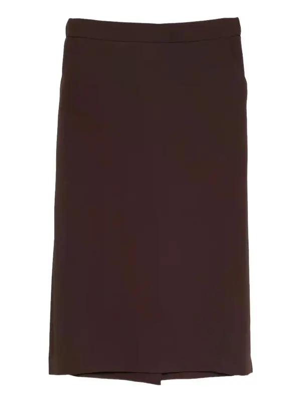 P.a.r.o.s.h Panel Midi Skirt - Brown