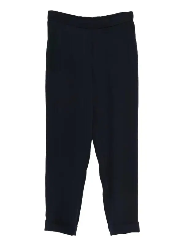 P.a.r.o.s.h Cady Cuffed Trousers - Blue