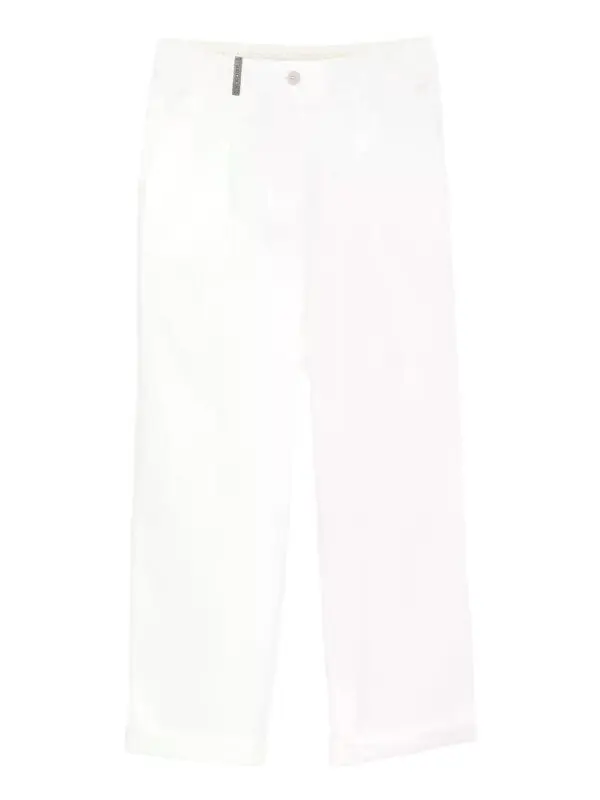 Peserico Pleated Trousers - White