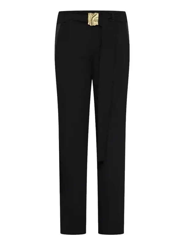 Marella Belted Trousers - Black