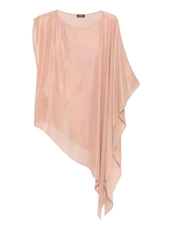 Peserico Asymmetrical Blouse - Pink