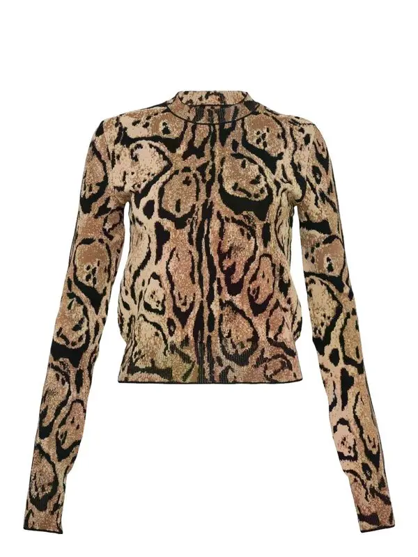 Stella McCartney Animal Print Top - Neutrals