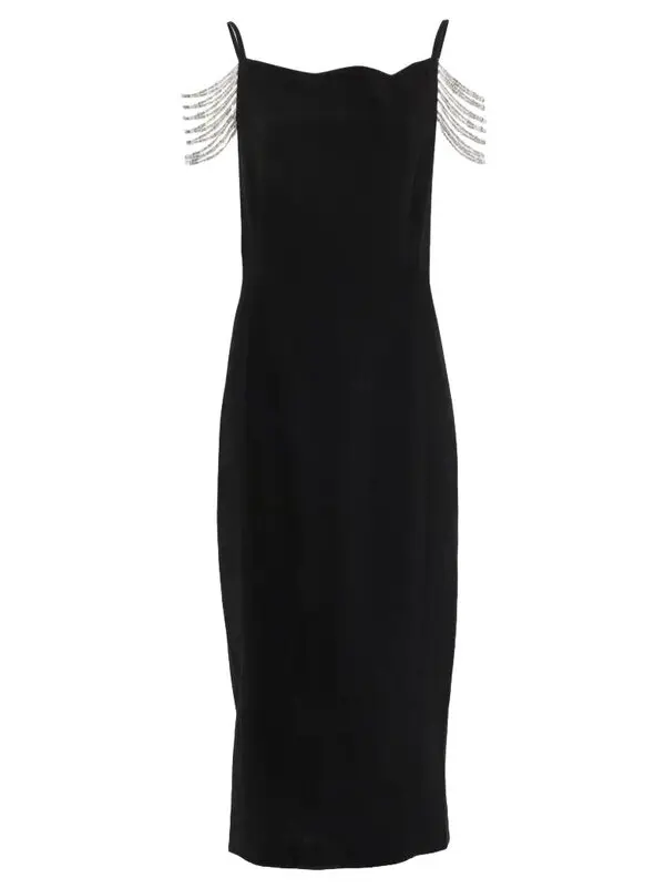 Pinko Chain Strap Dress - Black