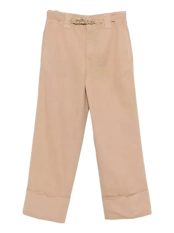 TWINSET Belted Trousers - Neutrals