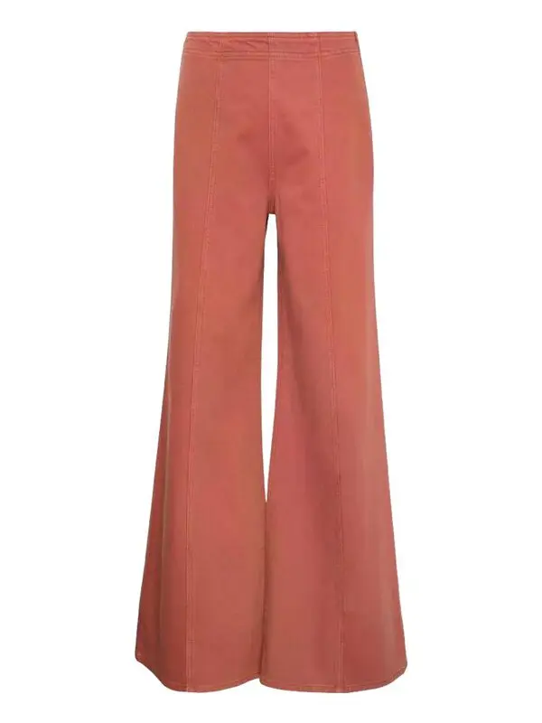 Ulla Johnson Bianca Wide-leg Jeans - Orange