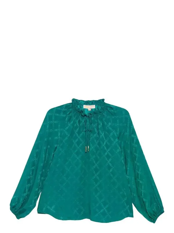 Michael Kors Monogram Blouse - Blue