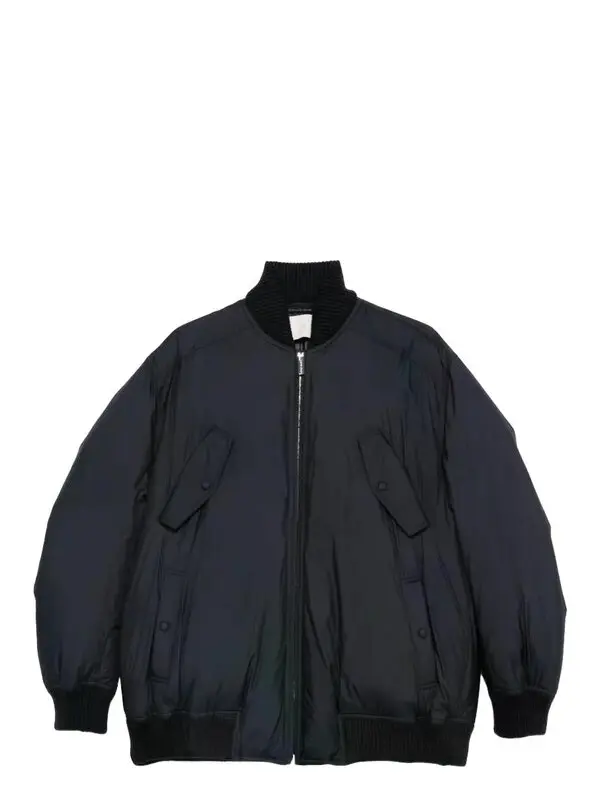 CIRCUS HOTEL Padded Bomber Jacket - Blue