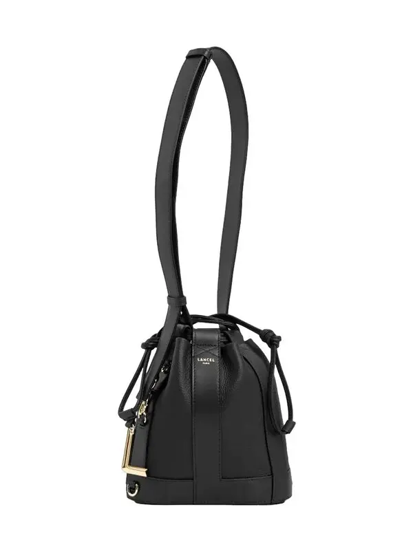 LANCEL Elles Leather Bucket Bag - Black