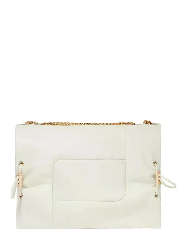 LANCEL Chain Strap Shoulder Bag - Neutrals