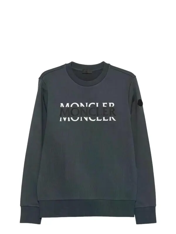 Moncler Logo-print Sweatshirt - Blue