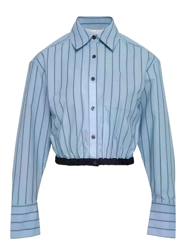 3.1 Phillip Lim Long-sleeve Striped Shirt - Blue