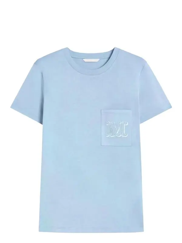 Max Mara Chest-pocket T-shirt - Blue