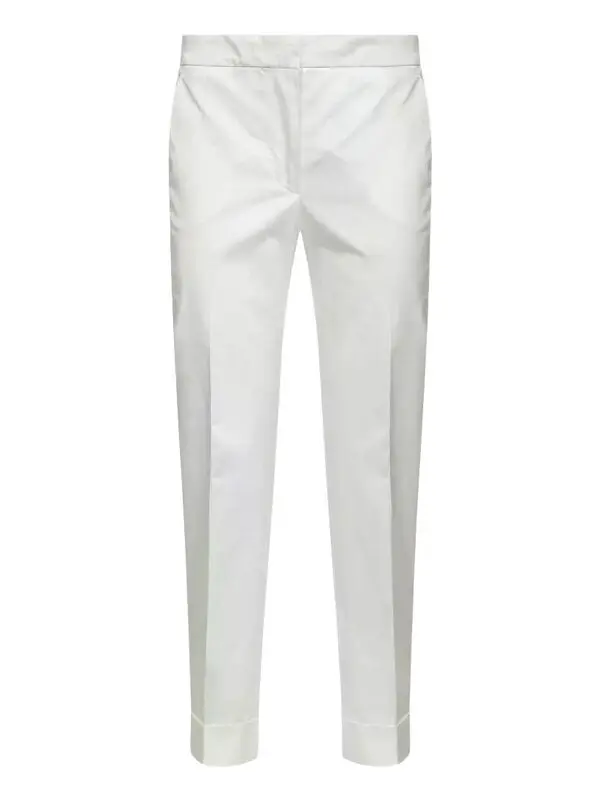 PT TORINO Cuffed Trousers - White