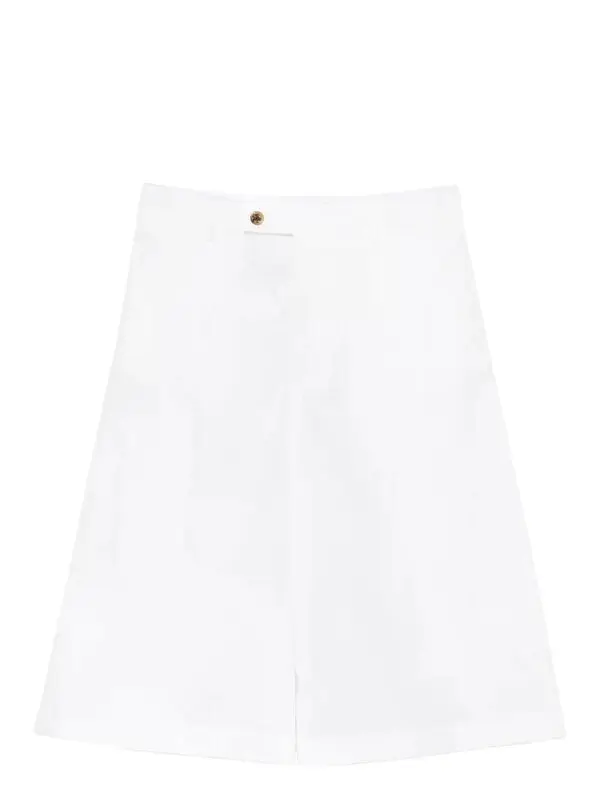 BERWICH Linda Buttoned Shorts - White