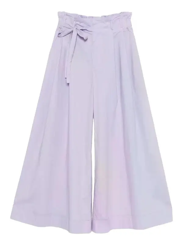 Vivetta Tie-waist Palazzo Pants - Purple