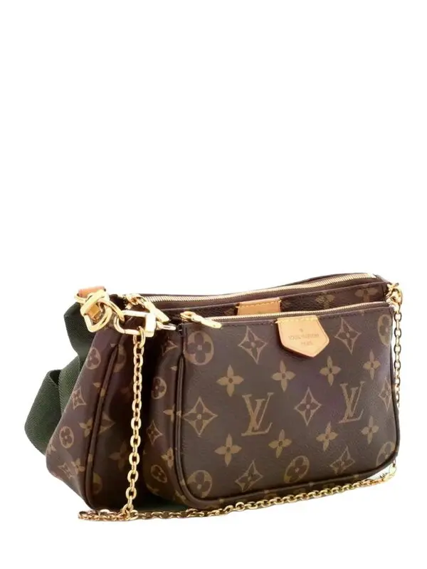 LOUIS VUITTON Multi Pochette Accessoires Monogram Canvas Crossbody Bag - Brown