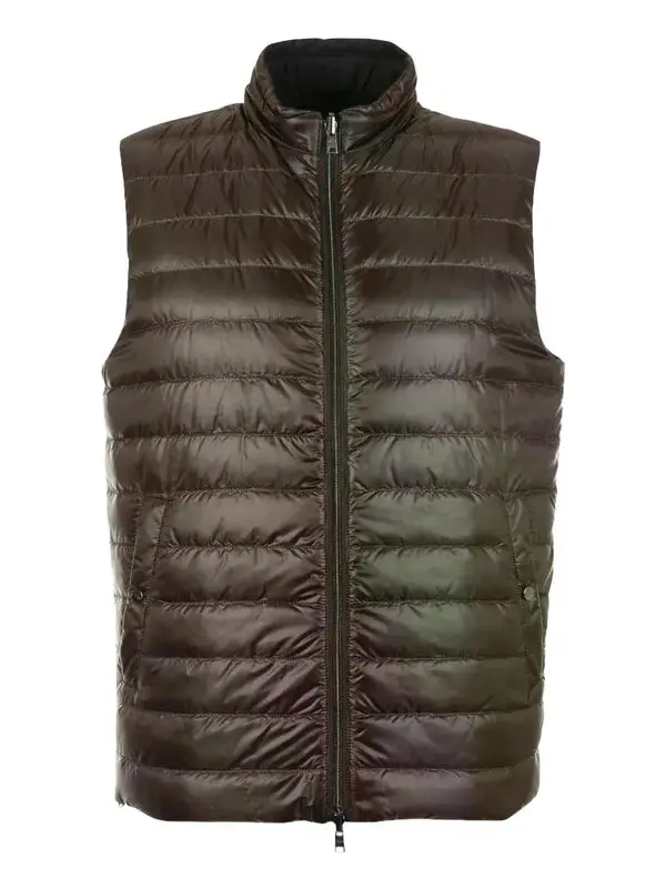 Herno Padded Gilet - Brown