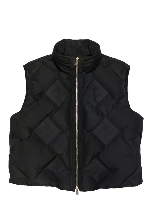 Fendi Quilted Pattern Jacket - Black