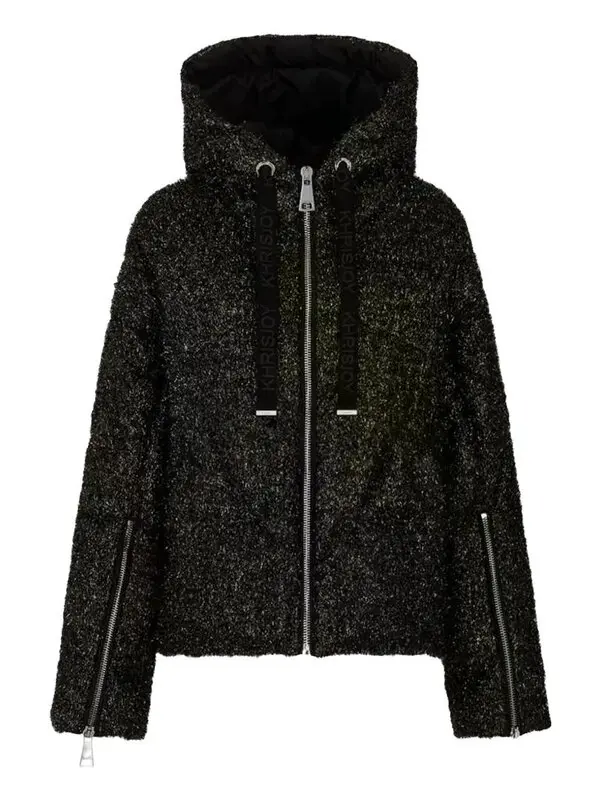 Khrisjoy Zipped Hooded Jacket - Black