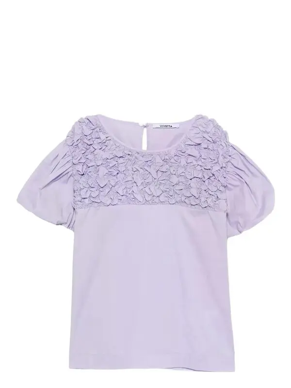 Vivetta Ruffled Blouse - Purple